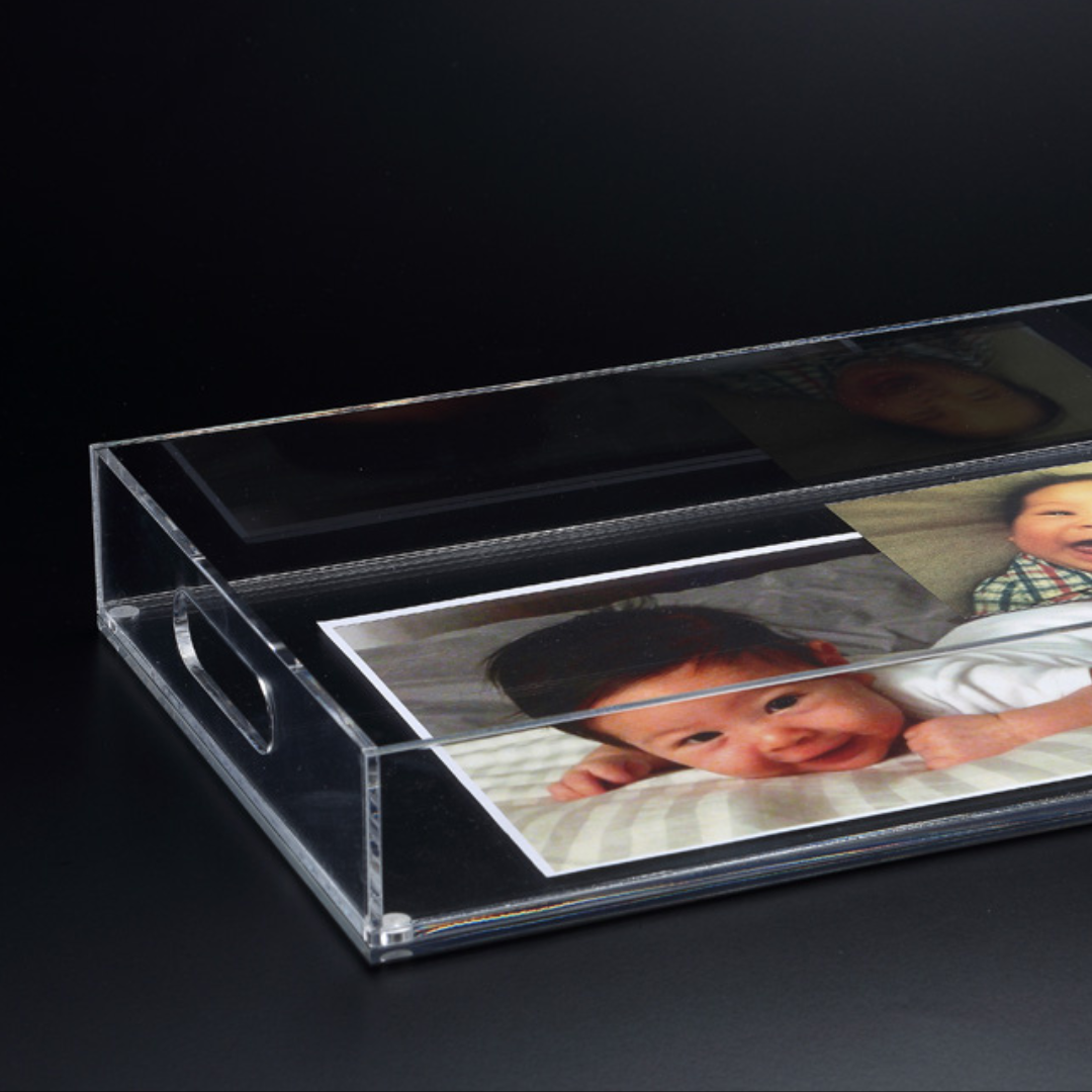 Acrylic 11X17 Rectangular Insertable Tray – Clear Home Decor