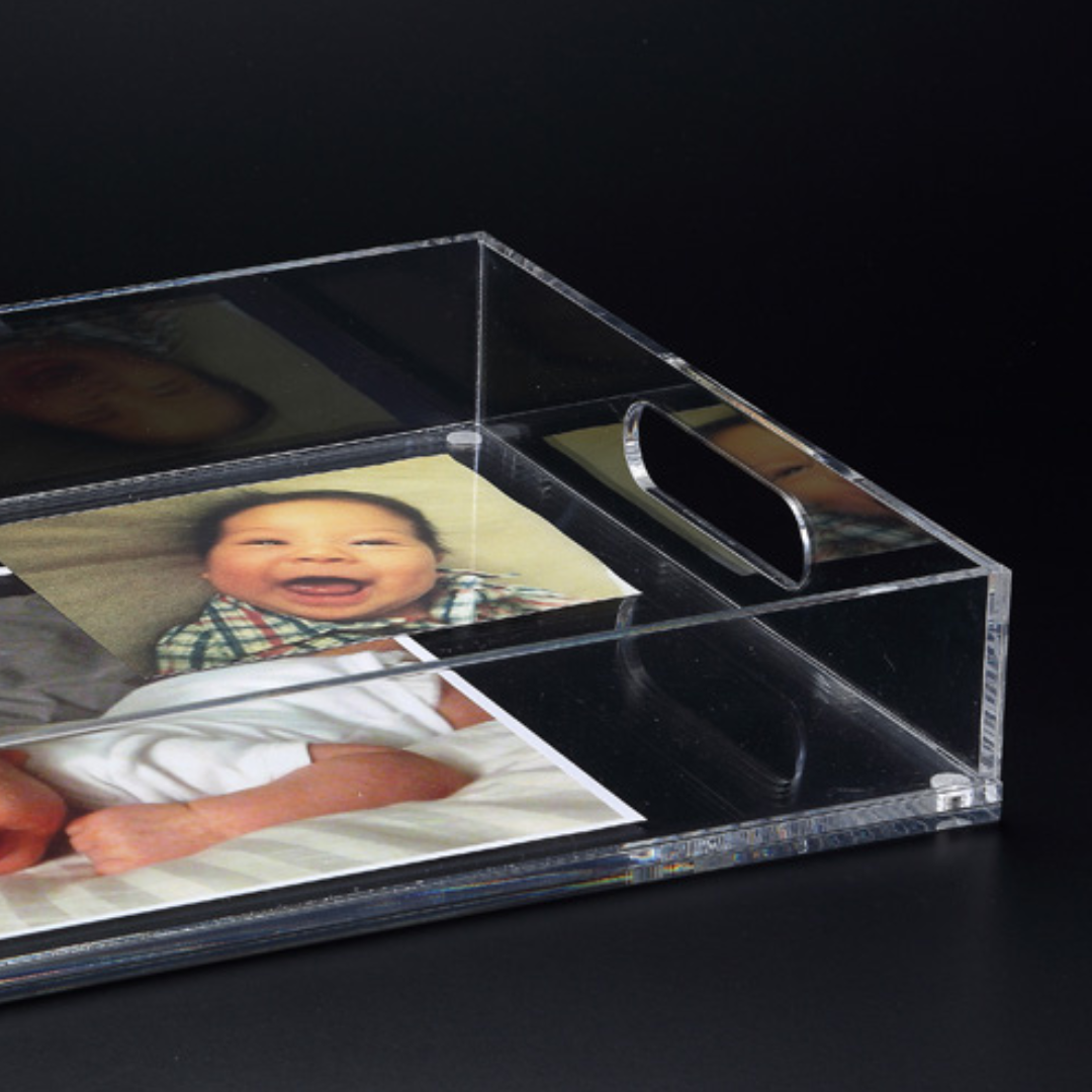 Acrylic 11X17 Rectangular Insertable Tray – Clear Home Decor