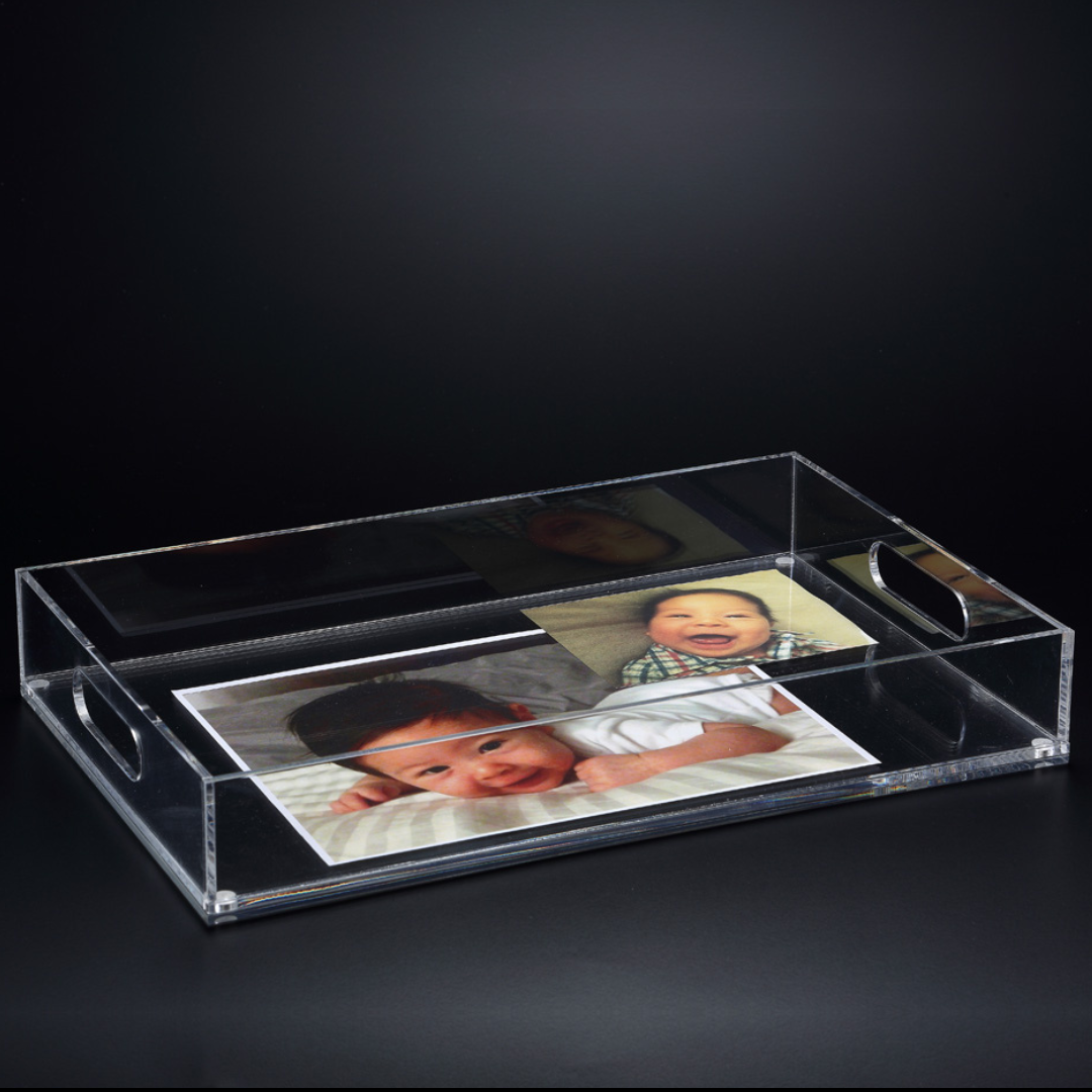 Acrylic 11X17 Rectangular Insertable Tray – Clear Home Decor