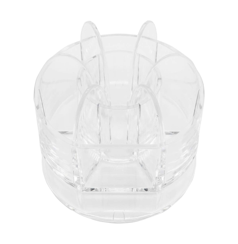 Acrylic Round Makeup/Desk Organizer – Clear Home Decor
