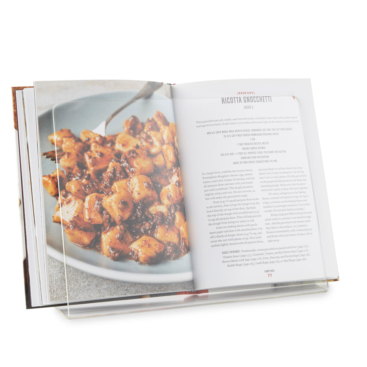 Acrylic Cookbook Stand – Clear Home Decor