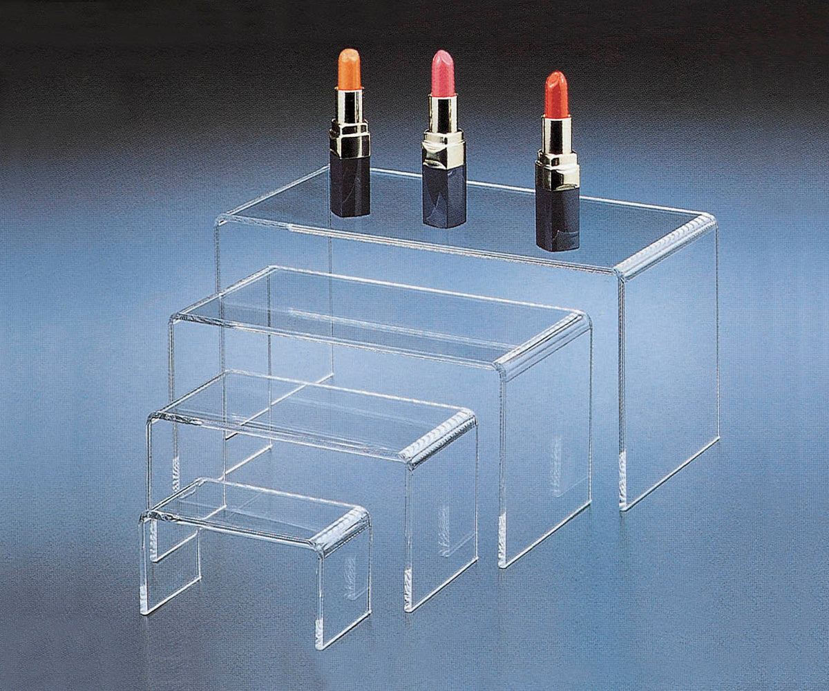 Acrylic 5"H Rectangle Riser – Clear Home Decor