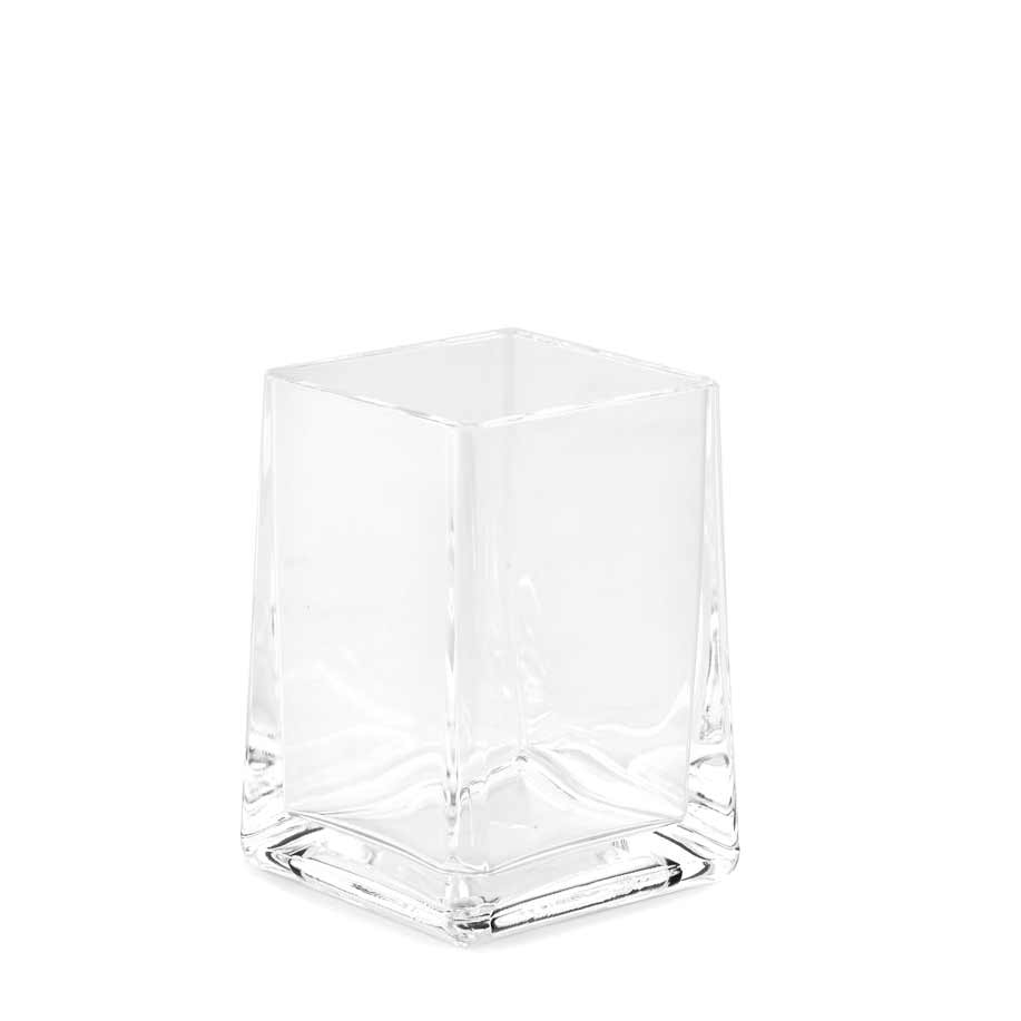 Acrylic Square Tapered Cup – Clear Home Decor