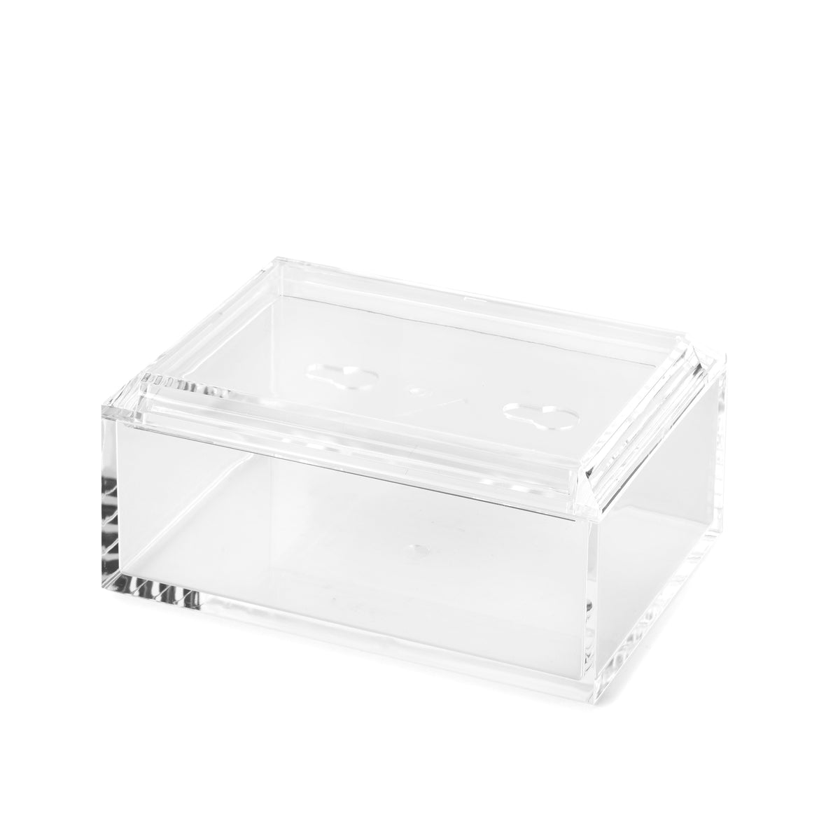 Acrylic Rectangular Box W/ 4X6 Photo Frame Lid – Clear Home Decor