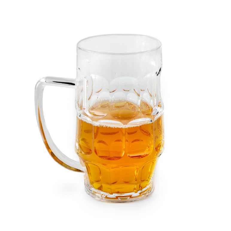 Acrylic 24-Oz. Diamond Beer Mug – Clear Home Decor