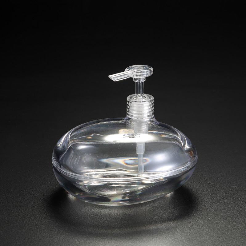 Acrylic Pebble-Shaped Lotion Dispenser – Clear Home Decor