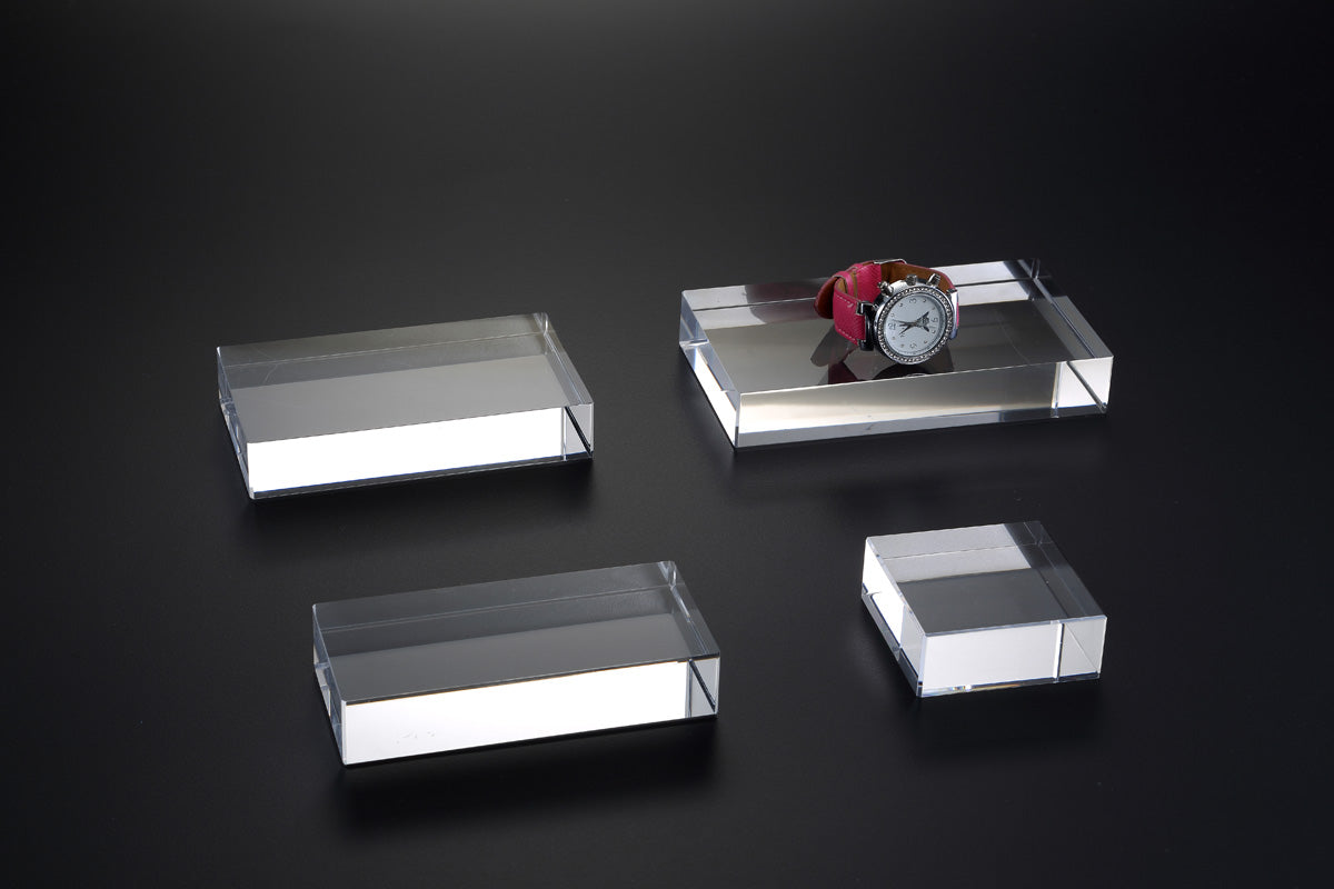 Acrylic 1” Thick 7X4 Display Block – Clear Home Decor